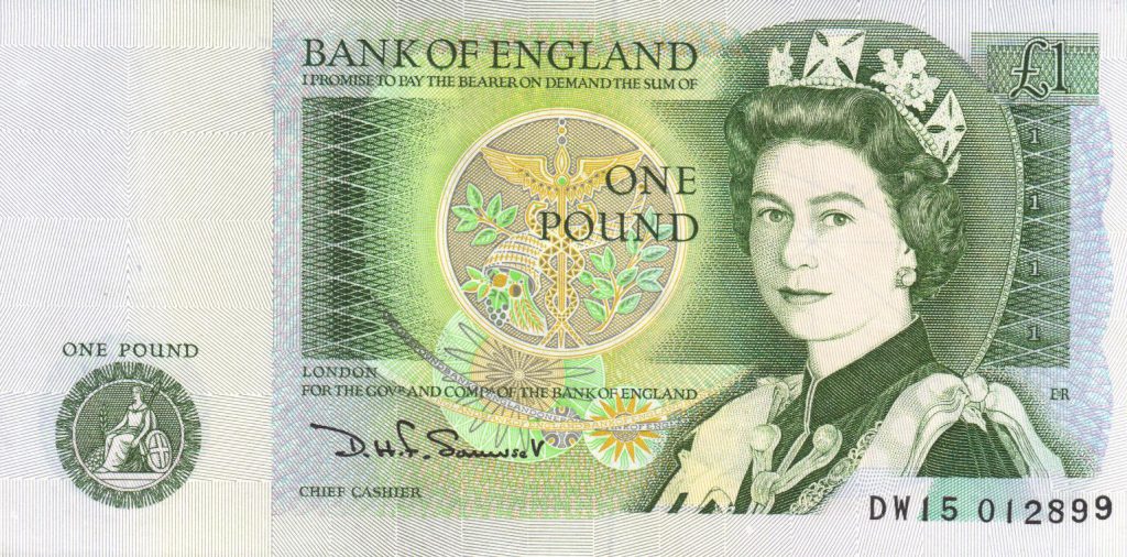 Do you remember the £1 note? - Change Checker