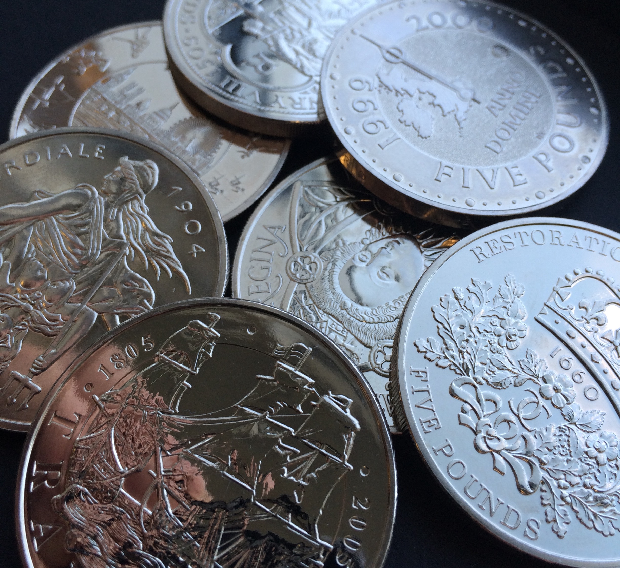 £5 Coins - My top 5 designs - Change Checker