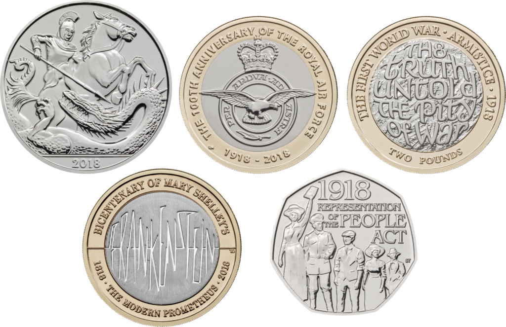First look: New Royal Mint coin designs for 2018! - Change Checker