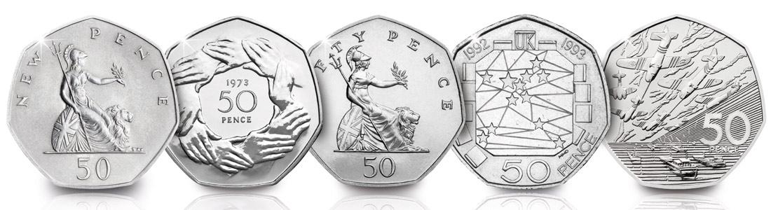 Your guide to the Pre-1997 50p Coins - Change Checker