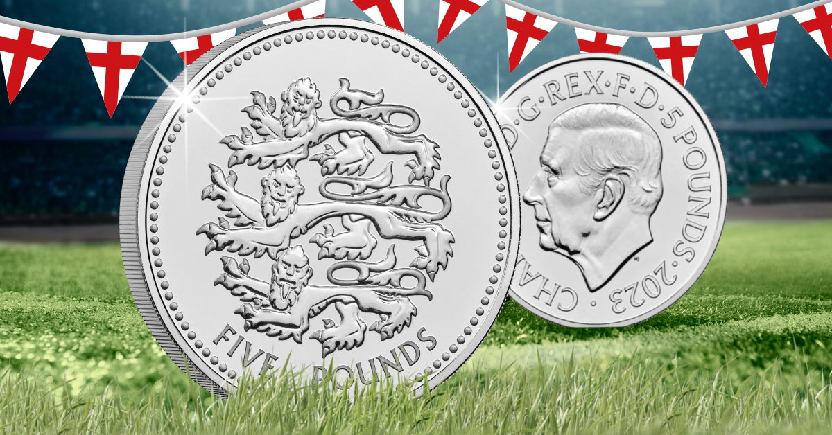 England’s Lionesses Celebrated on the NEW Pride of England UK £5