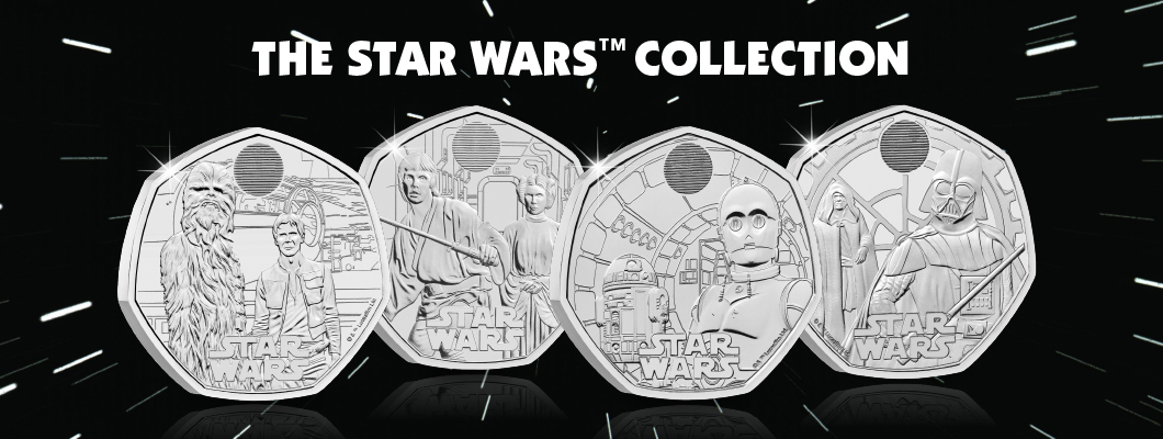 Spectacular Star Wars™ Spacecraft 50ps flying into your collection!