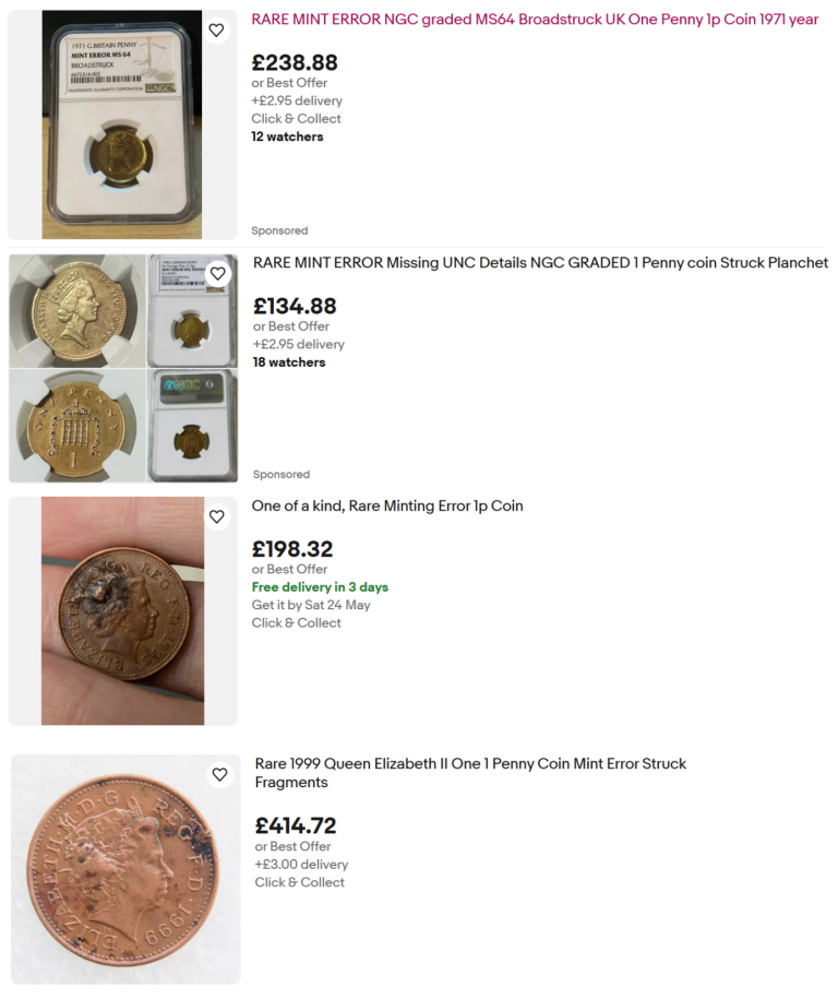 The Rarest UK 1p Coins REVEALED! - Change Checker