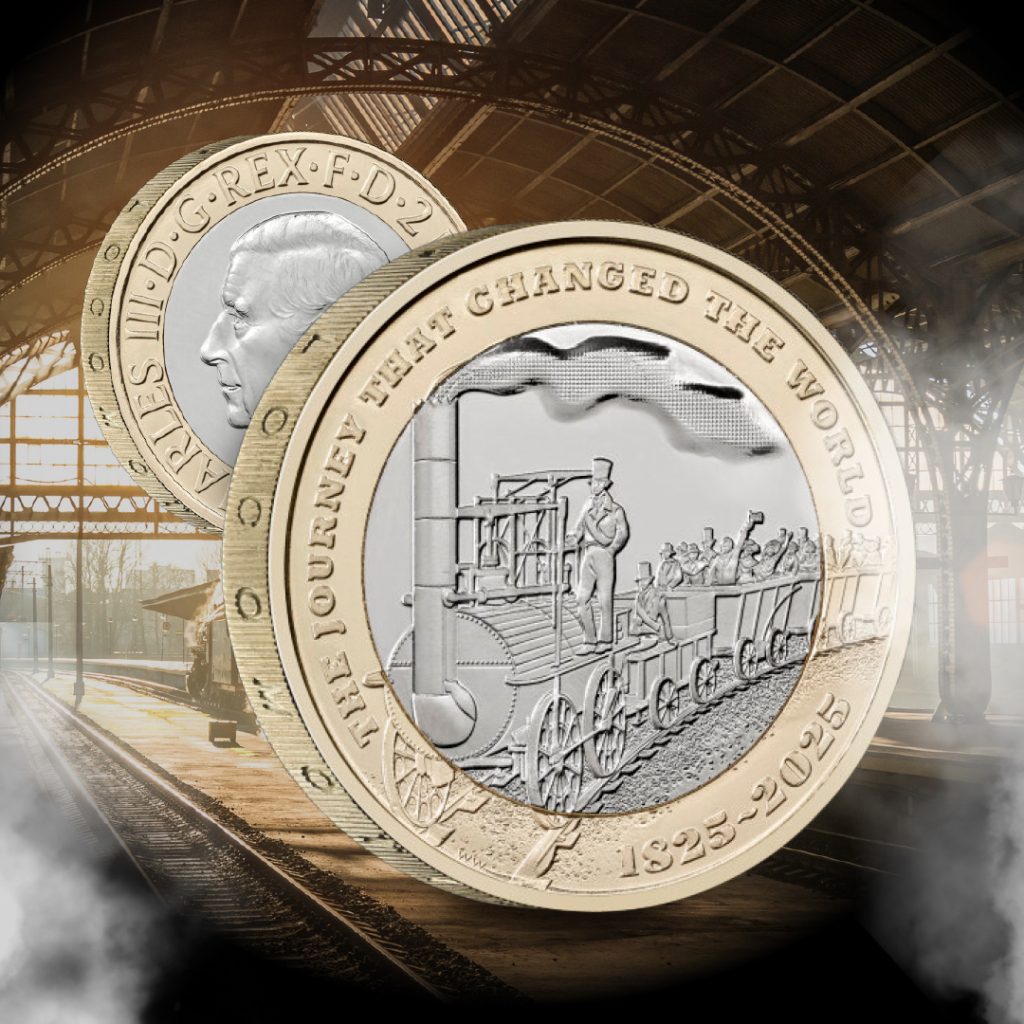 All Aboard! Celebrate 200 Years of the Modern Railway with the 2025 UK £2 Coin - Change Checker