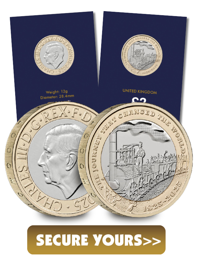 All Aboard! Celebrate 200 Years of the Modern Railway with the 2025 UK £2 Coin - Change Checker